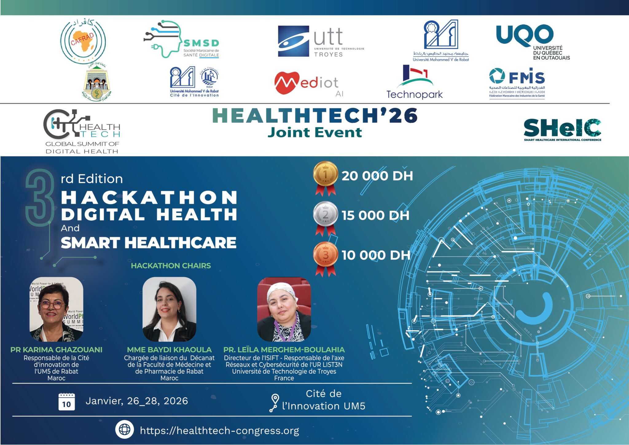 Hackathon: Medical Innova Startup – 3rd Edition – HealthTech'27
